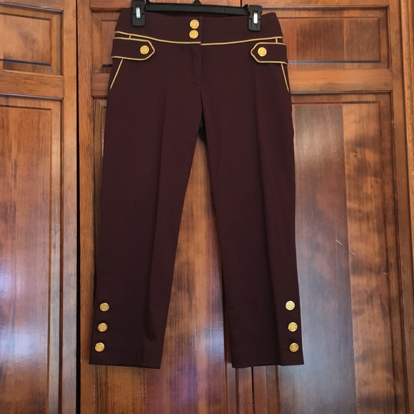 Cache | Pants & Jumpsuits | Eye Catching Cache Cropped Pantsnwt | Poshmark